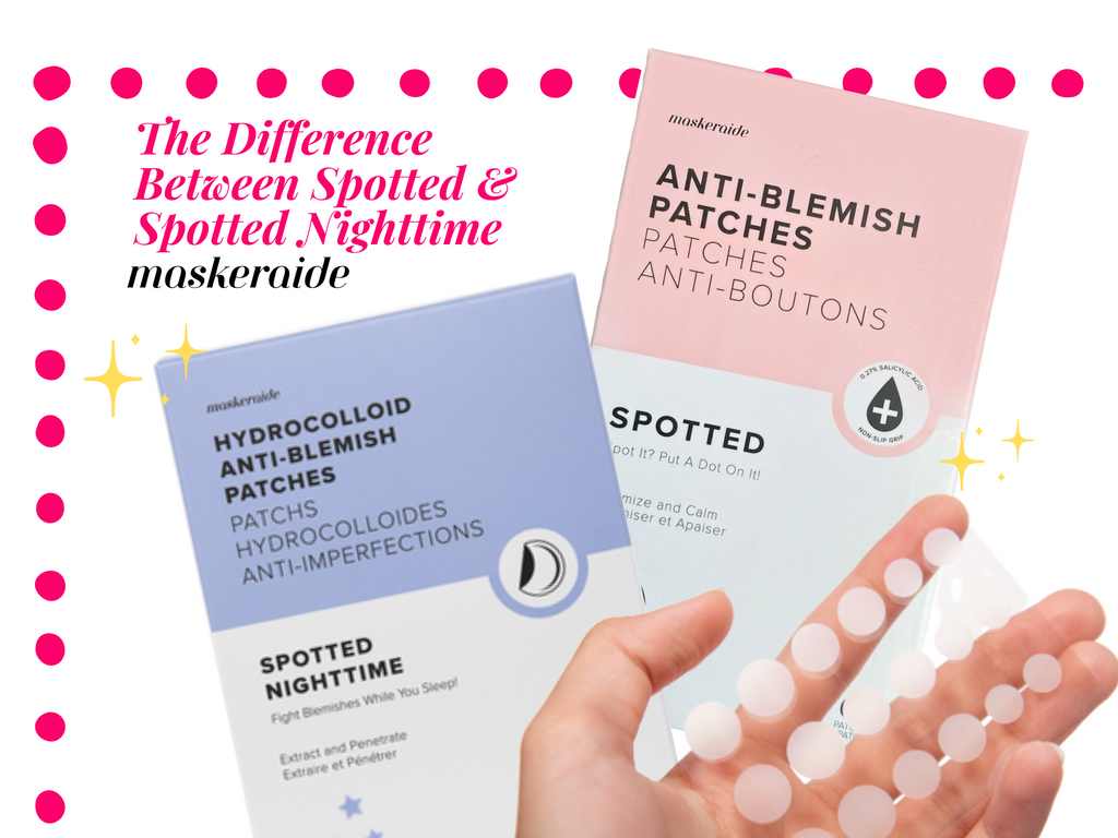The Difference Between Spotted & Spotted Nighttime! – MaskerAide Beauty